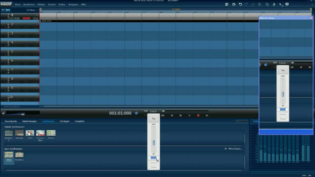 Magix Music Maker 16 Tutorial Vita/Midi Editor - YouTube