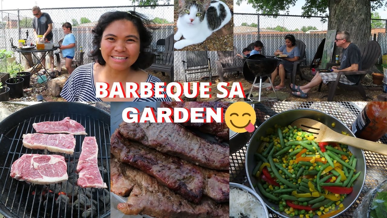 BUHAY AMERIKA: PICNIC TIME BARBEQUE SA GARDEN/FIL-AM FAMILY VLOG - YouTube