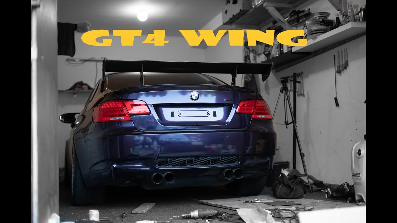 E92 M3 GT4 WING - YouTube