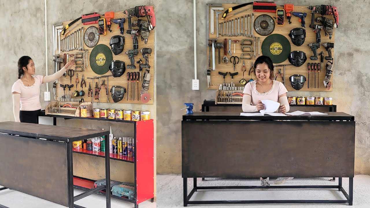 Alone but Unstoppable: Build an Iron Table and Install a Wall-Mounted ...