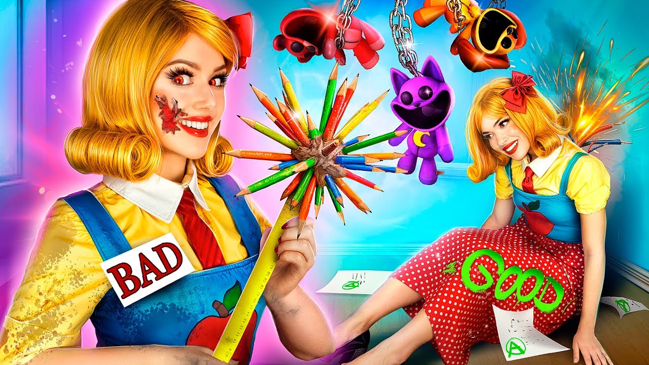 Good Miss Delight VS Bad Miss Delight! Smiling Critters Sad Origin ...