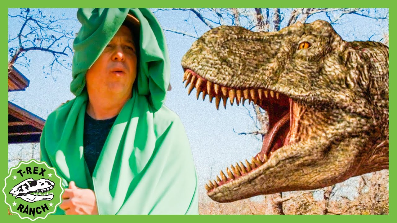Dinosaur Invisible Cloak & Hologram | T-Rex Ranch Adventures | Kids ...