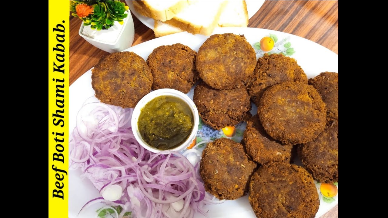Beef Boti Shami Kabab Recipe | Beef Resha Kabab @FoodfusionPk ...