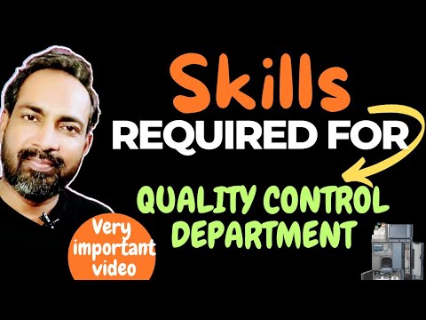 SKILLS REQUIRED FOR QUALITY CONTROL DEPARTMENT | PHARMA - YouTube