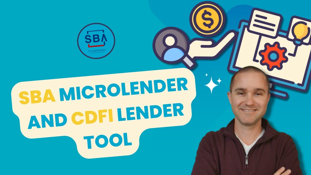 How to Find SBA Microlenders & CDFIs ( Free tool!) - YouTube