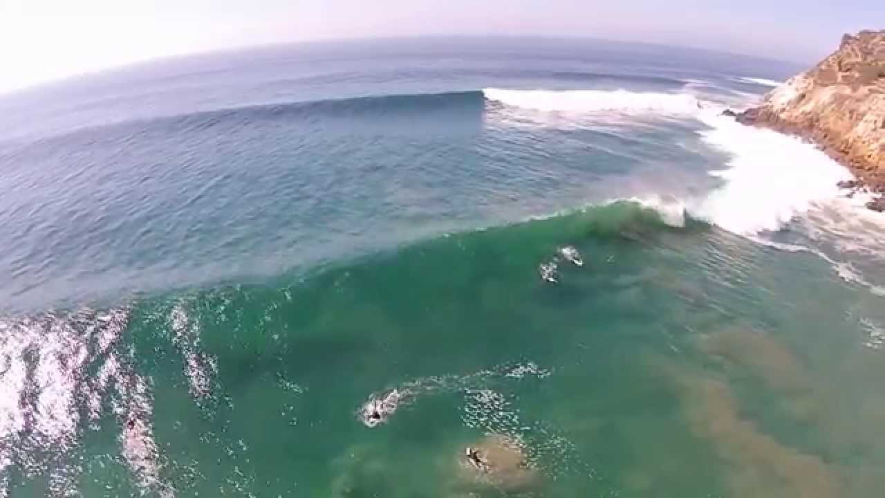 Point Dume Surf from Overhead 8/27/14 (Big Wednesday) - YouTube