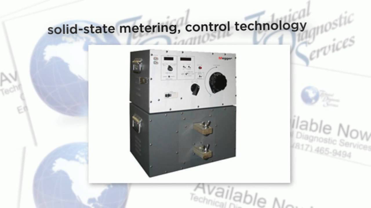 TDS Presents Megger CB 845 High Current Test Set - YouTube