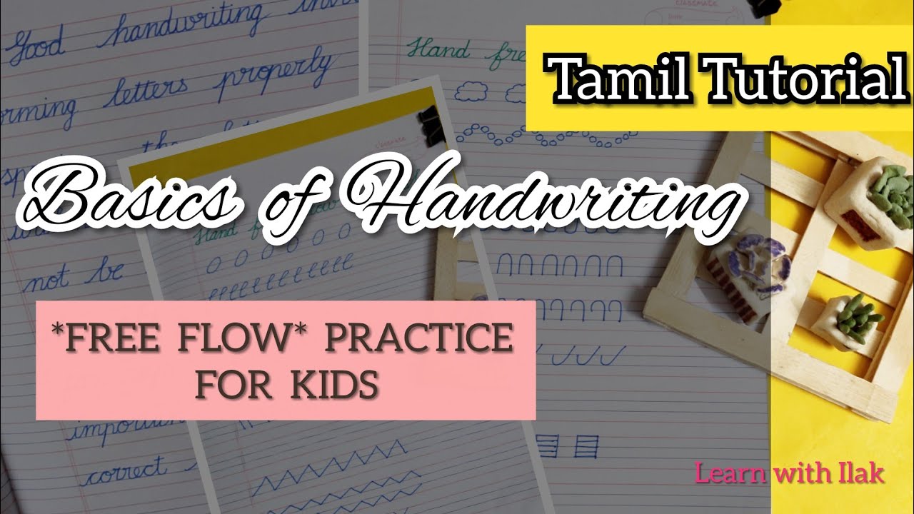 Free Flow Handwriting Practice for Kids 👧👦 | Handwriting Tutorial ...