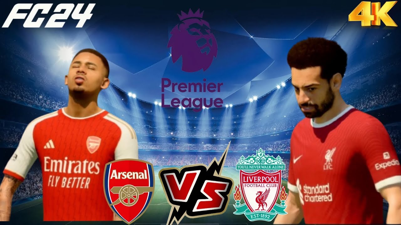 EA FC24 - ARSENAL VS LIVERPOOL | PREMIER LEAGUE 24/25 FULL MATCH | PS5 ...