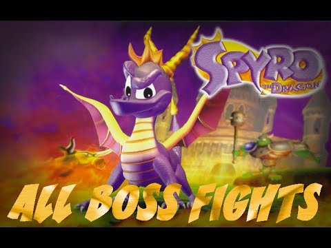 Spyro the Dragon: All Boss Fights - YouTube