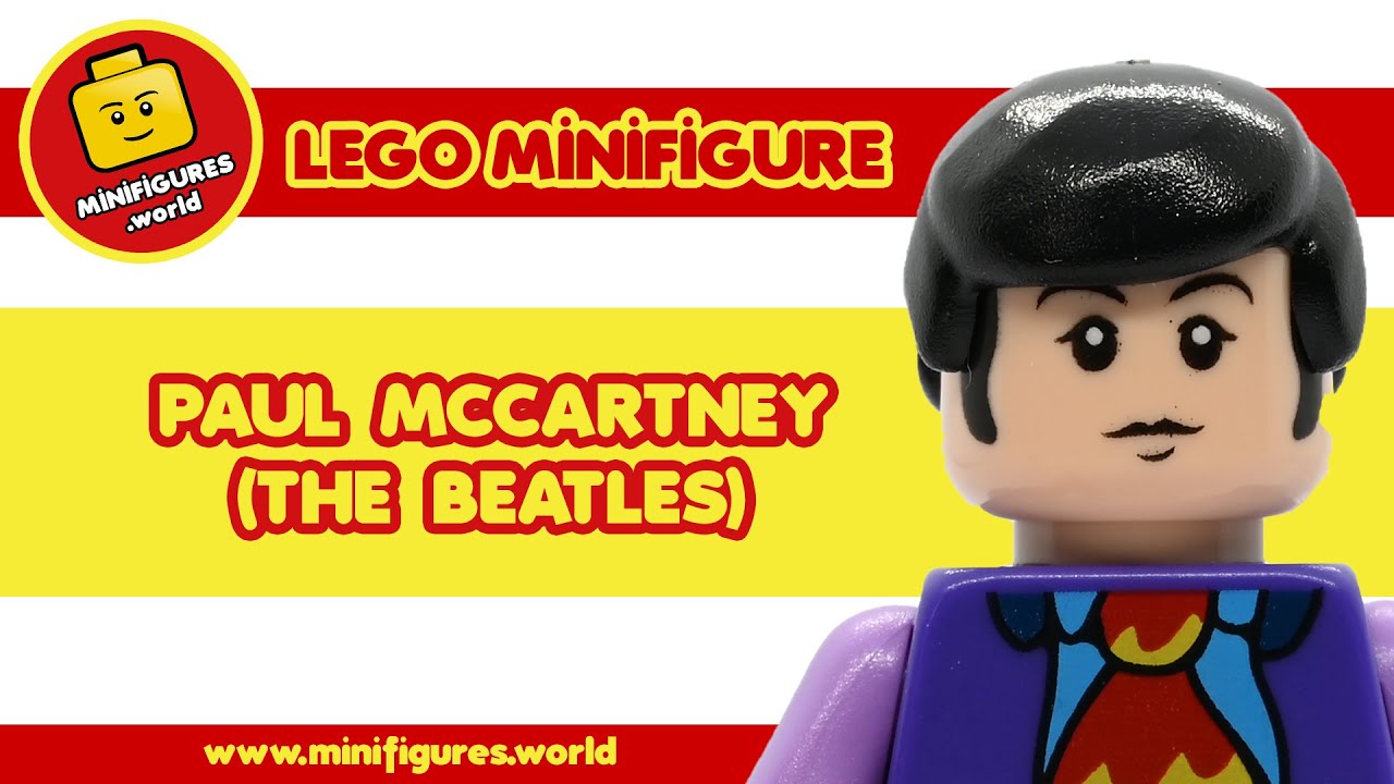 🎙️ LEGO minifigure: Paul McCartney (The Beatles) (idea026) 🎙️ [LEGO ...
