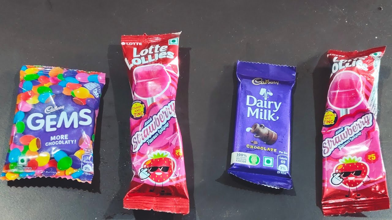 Lot's of chocolate and gems opening video/satisfying ASMR/Cadbury dairy ...