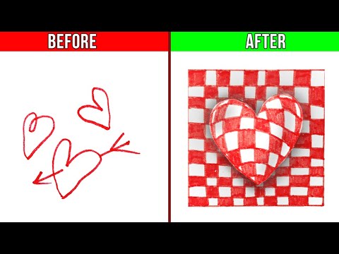 10 COOL DRAWING TIPS WHEN YOU'RE BORED - YouTube