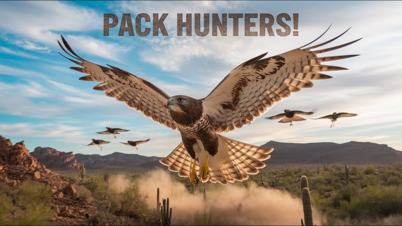 Why Harris's Hawks Hunt in Packs - YouTube