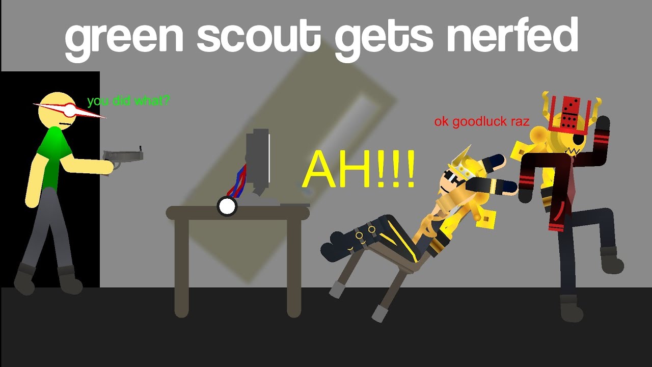 Green scout gets nerfed (TDS Meme) - YouTube