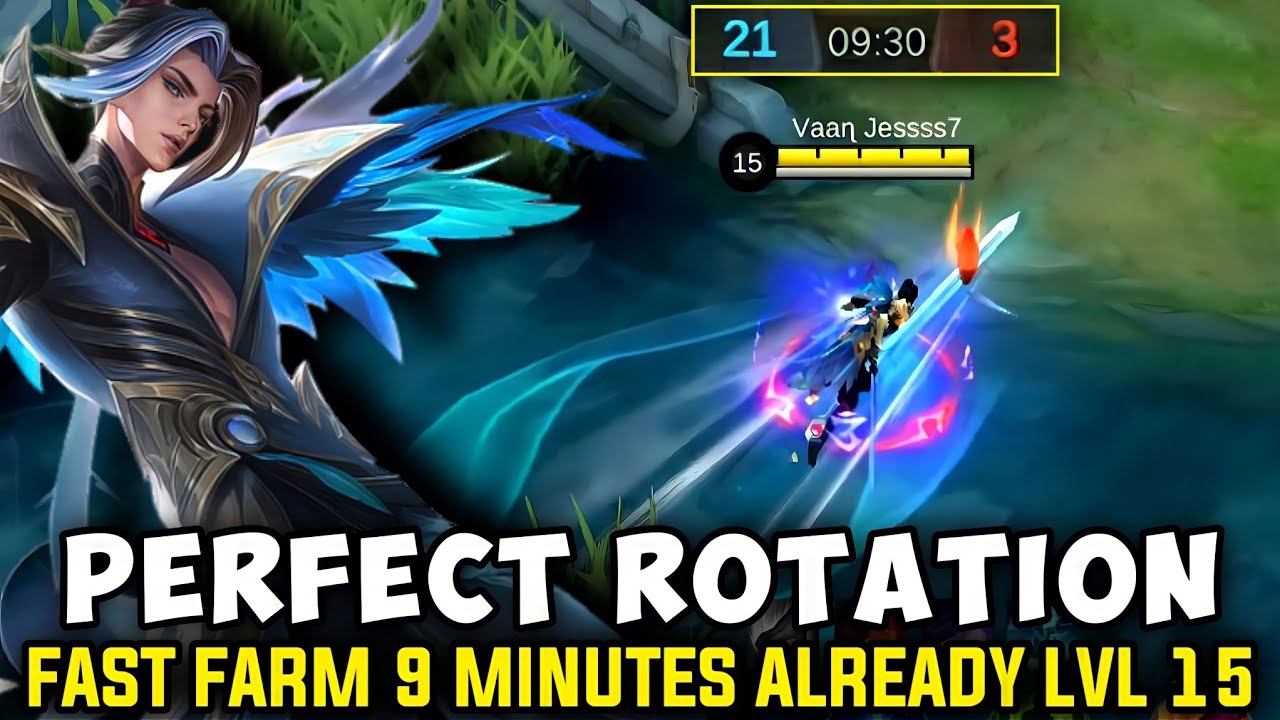 LING PERFECT ROTATION | FAST FARM 9 MINUTES ALREADY LEVEL 15!!🔥🔥 LING ...
