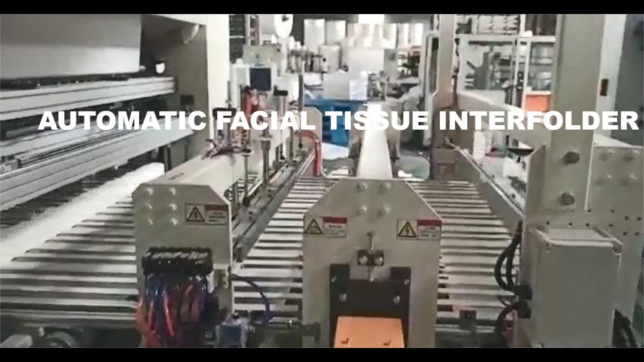 Full automatic facial tissue interfolder, automatic tissue folding ...