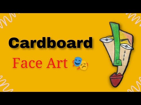 Cardboard 3d face art.🎭 - YouTube