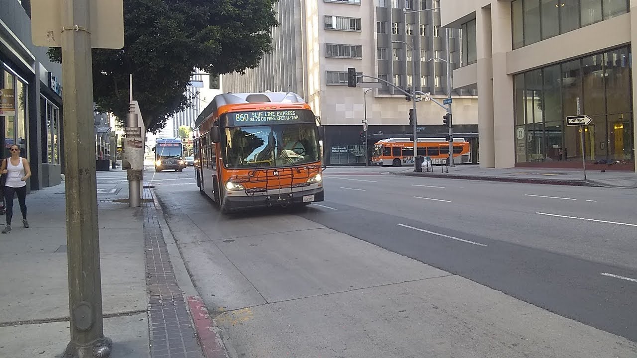 2014 LACMTA New Flyer XN40 5980 - YouTube