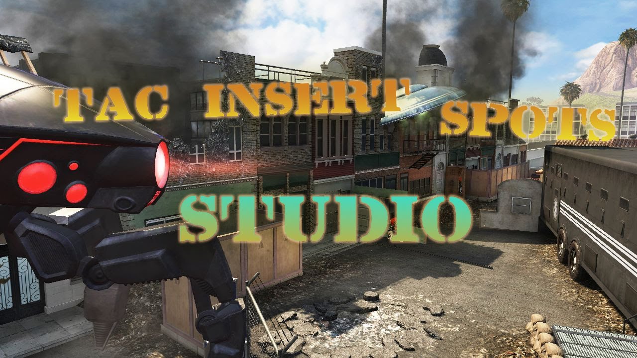 Black Ops 2 Tips: Tac Insert Spots on Studio (Black Ops 2) - YouTube