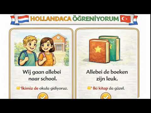 Hollandaca Öğreniyorum,Ders 20 \
