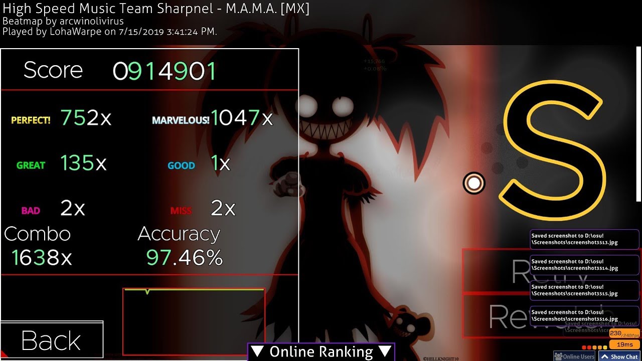 osu!mania 4k | High Speed Musical Team Sharpnel (Dj Sharpnel) - M.A.M.A ...