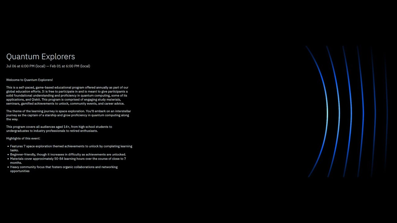 IBM Quantum Explorer Quantum Computing Challenge 2023 - YouTube