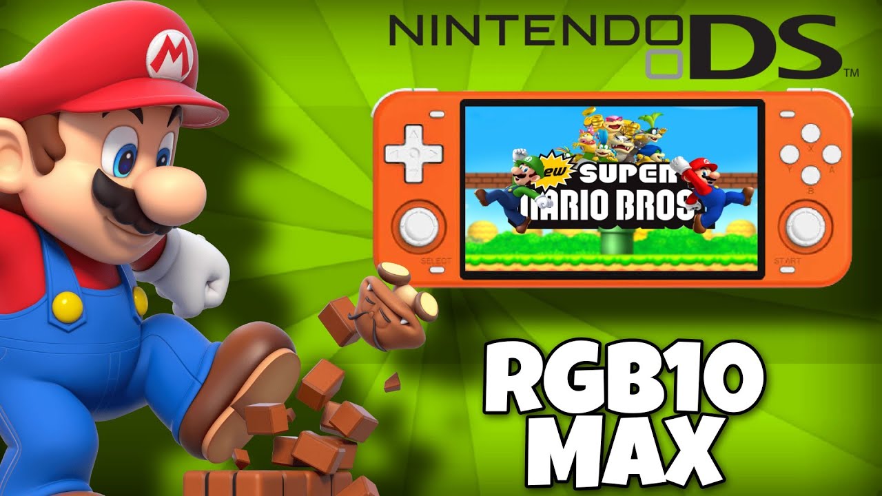 RGB10 MAX TESTANDO JOGOS DE NINTENDO DS - YouTube