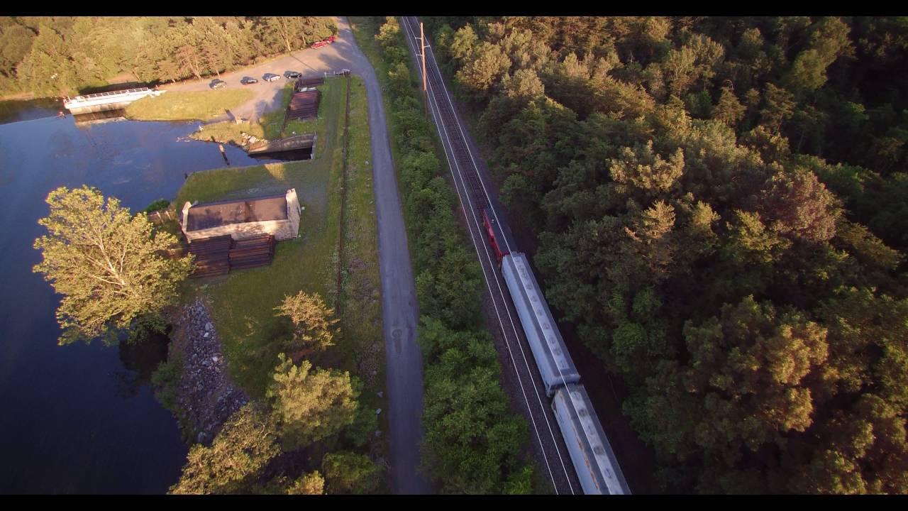 Kernsville Dam fly over - YouTube