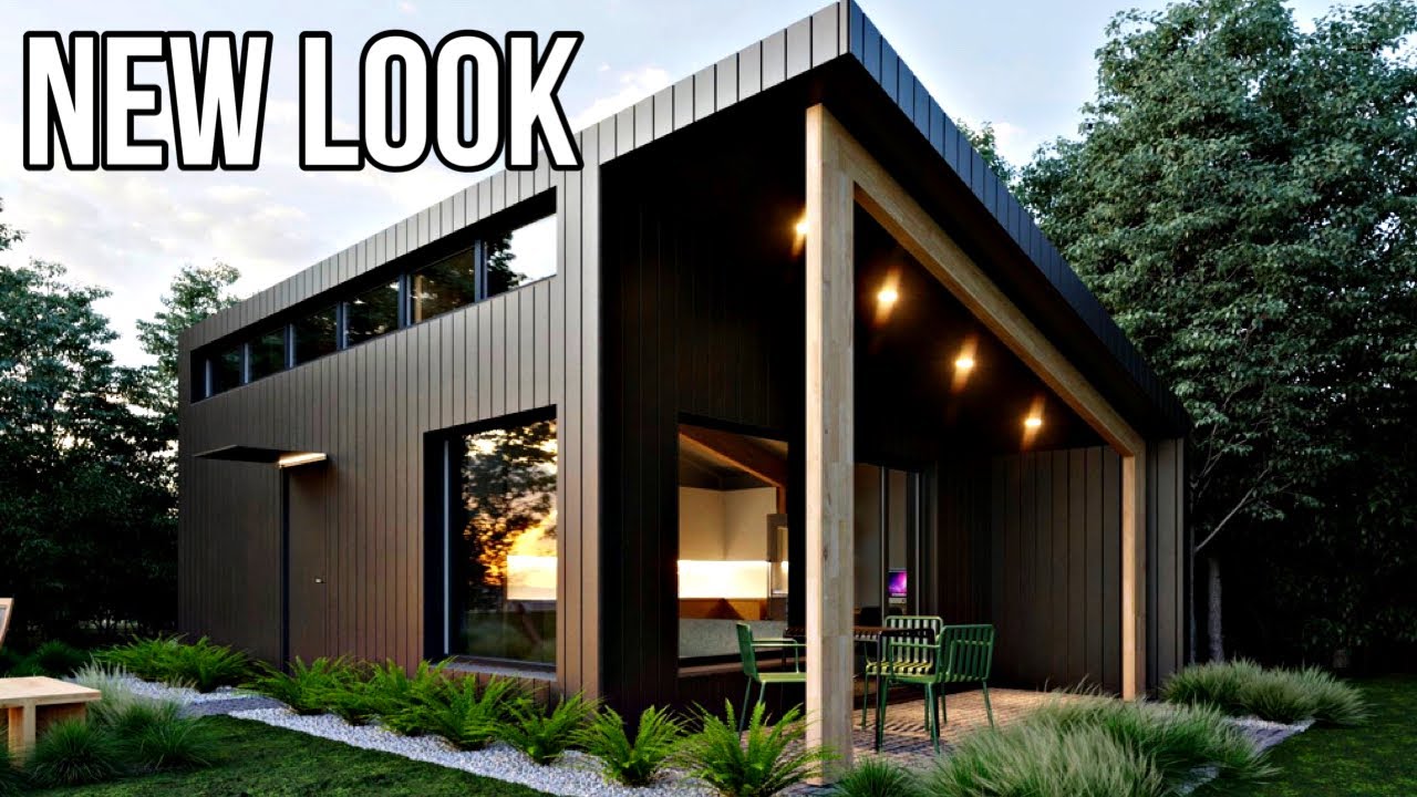 Woah! Blend Project Nailed the New Modern PREFAB HOME Look - YouTube