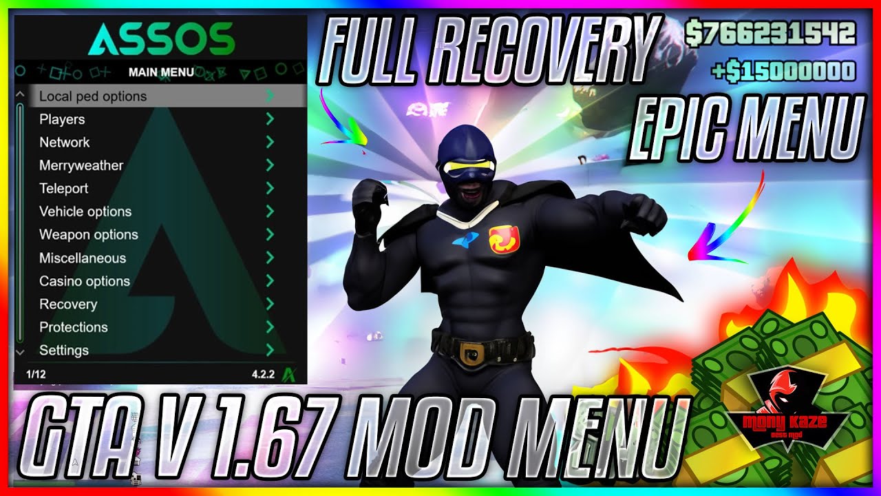 Gta V mod menu - ASSOS Premium 4.4.0 - Best Menu - Undetected - 19/08 ...