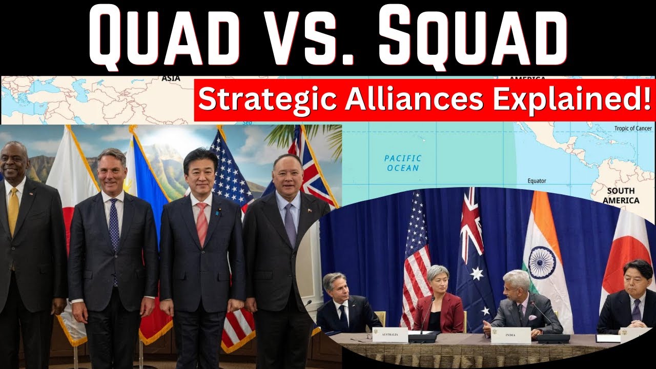 Quad vs. Squad: What are these Indo-Pacific Alliances?🔍🌏 - YouTube