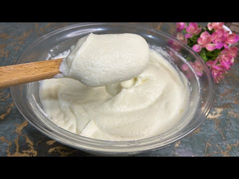 🔴 🎂 Tortlar Üçün Ən Dadlı Bişmiş Krem- Plombir Kremi Resepti