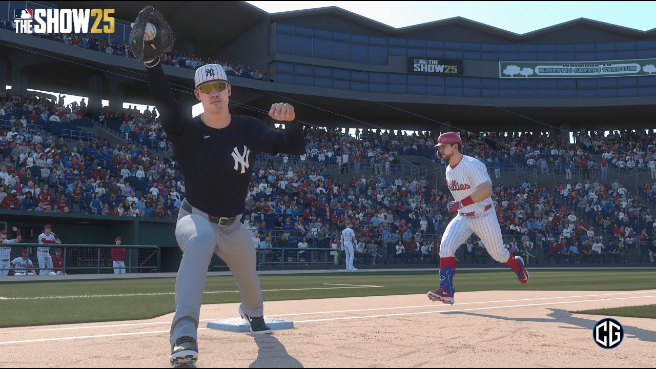 MLB The Show 25: Yankees vs. Phillies | Spring Training Gameplay - YouTube