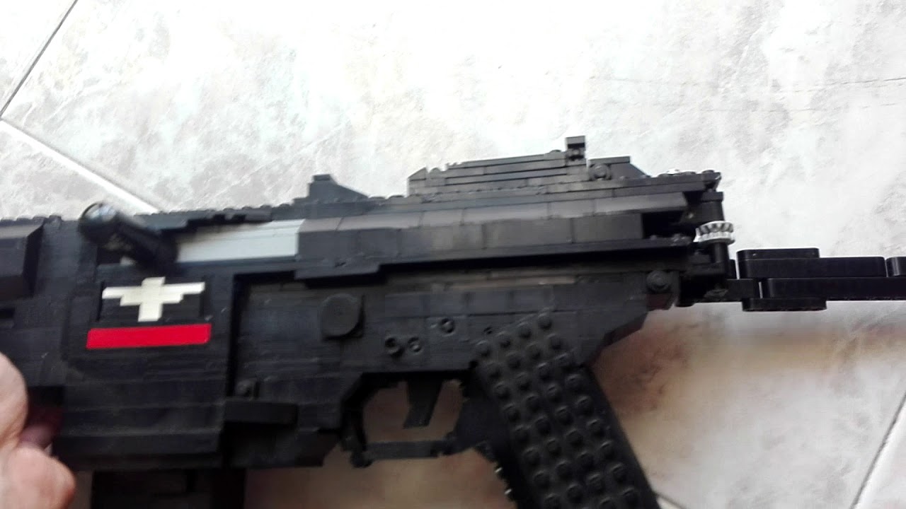 Wolfenstein II's "MP60" SMG out of Lego® (preview) - YouTube