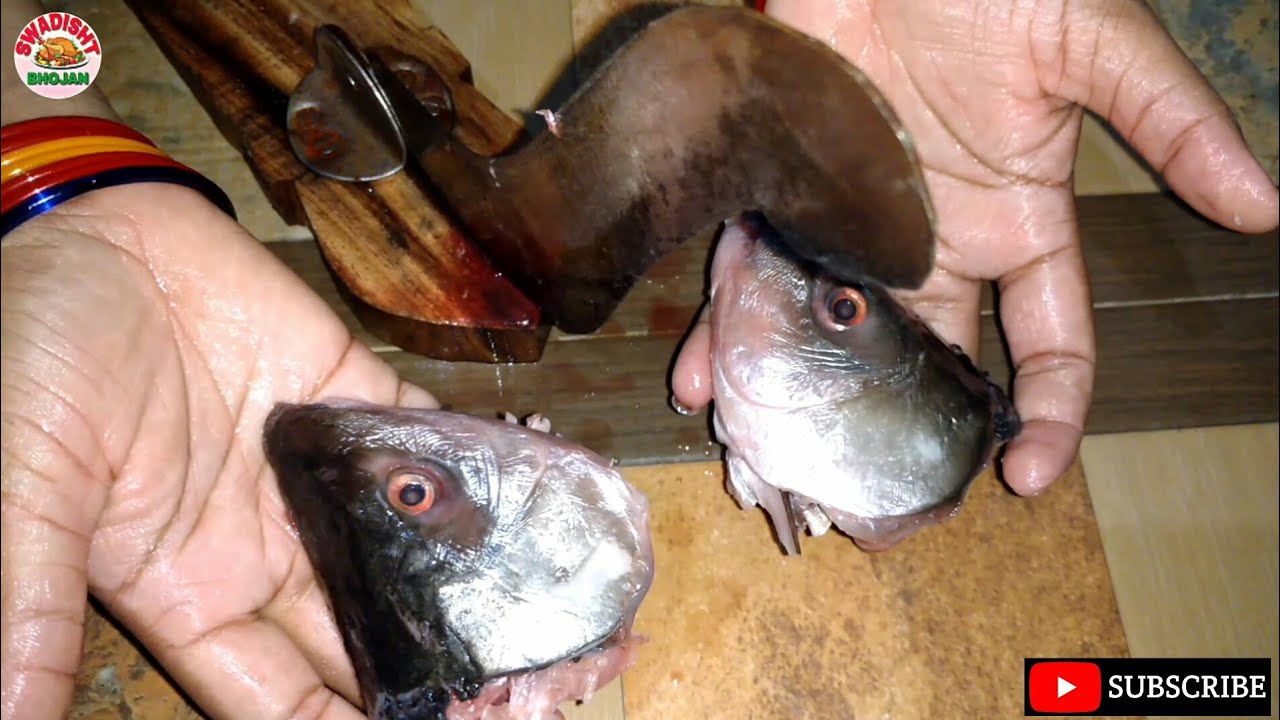 🐟Fastest fish cutting skills रोहू मछली amazing live fish head cutting ...