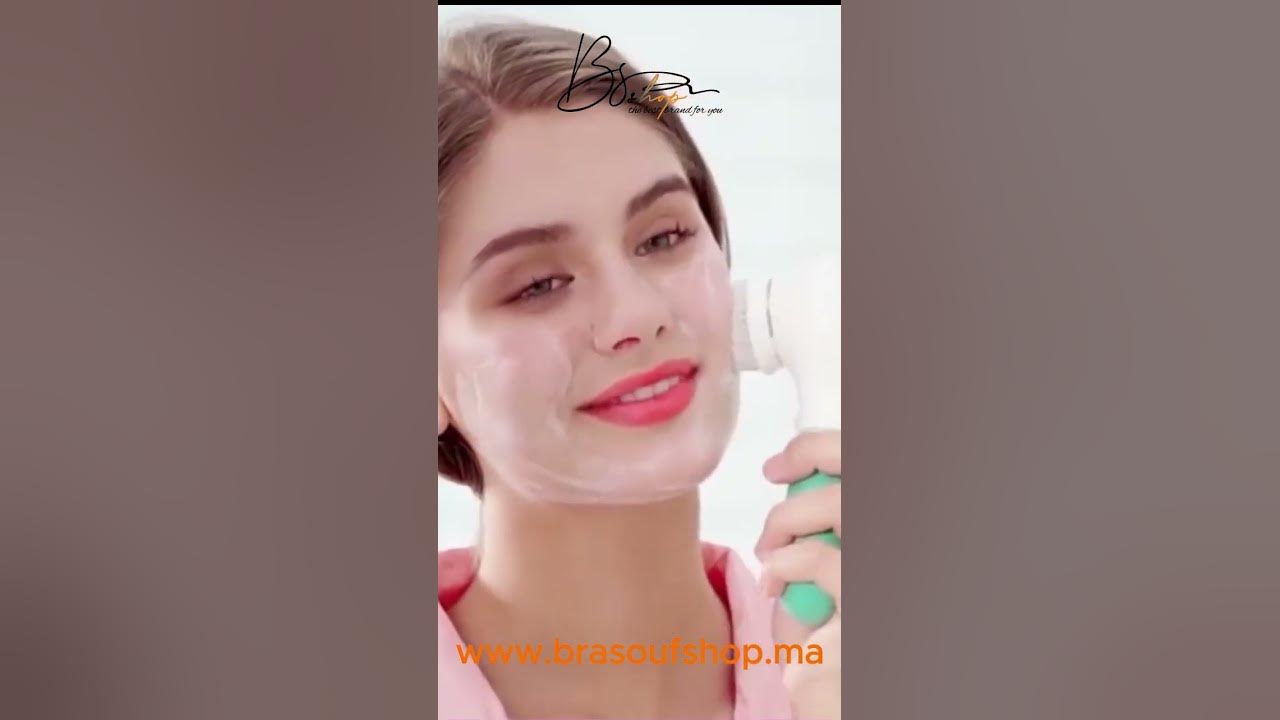 🟠فرشاة كهربائية لتنظيف الوجه Youtube