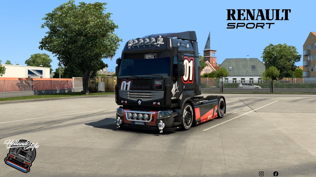ETS 2 - Full Save Edit - Renault Premium RACING - TruckersMP - YouTube