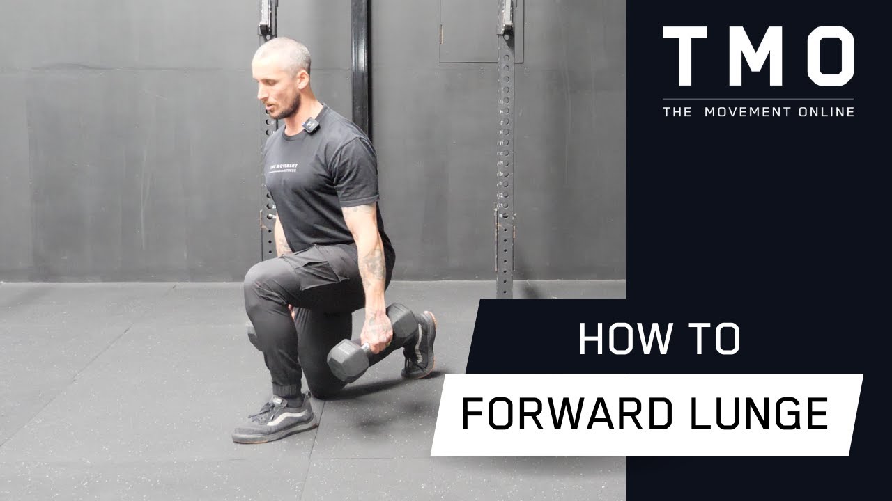 How to Dumbbell Forward Lunges - YouTube