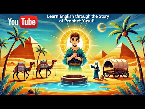 🔹Learn English Through the Inspiring Story of Prophet Yusuf 🕌| Quranic Stories for English Learning📚