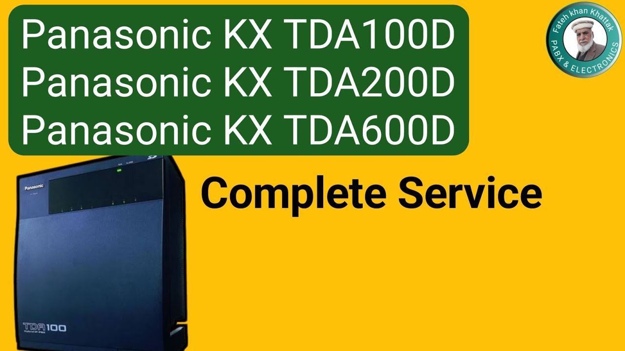 Complete Services | Panasonic KX-TDA100 - TDA200 - TD600 - YouTube