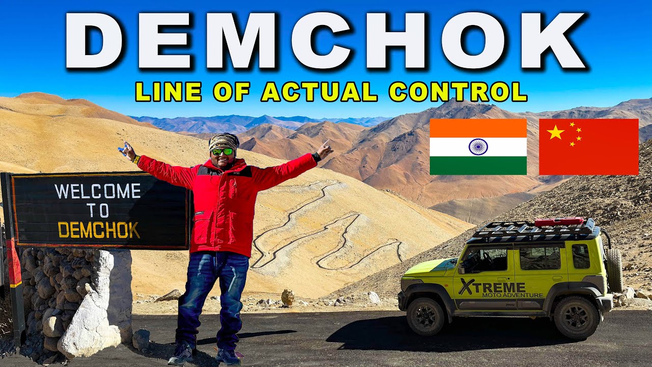DEMCHOK !!! INDIA - CHINA ( LAC) on JIMNY | WINTER LADAKH 2023 | Ep-13 ...