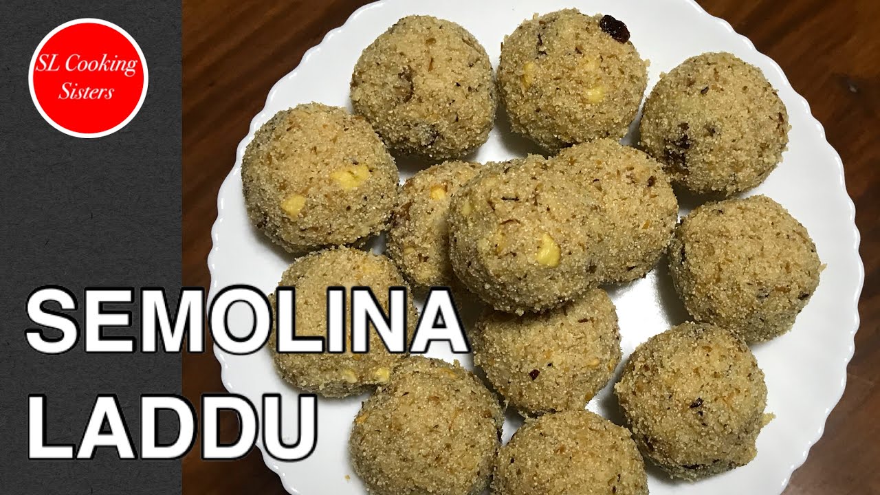 SEMOLINA LADDU RECIPE | QUICK & EASY SEMOLINA LADDU | SUJI INDIAN ...