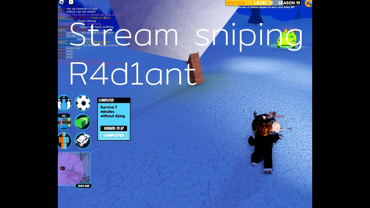 I stream sniped R4d1ant - YouTube