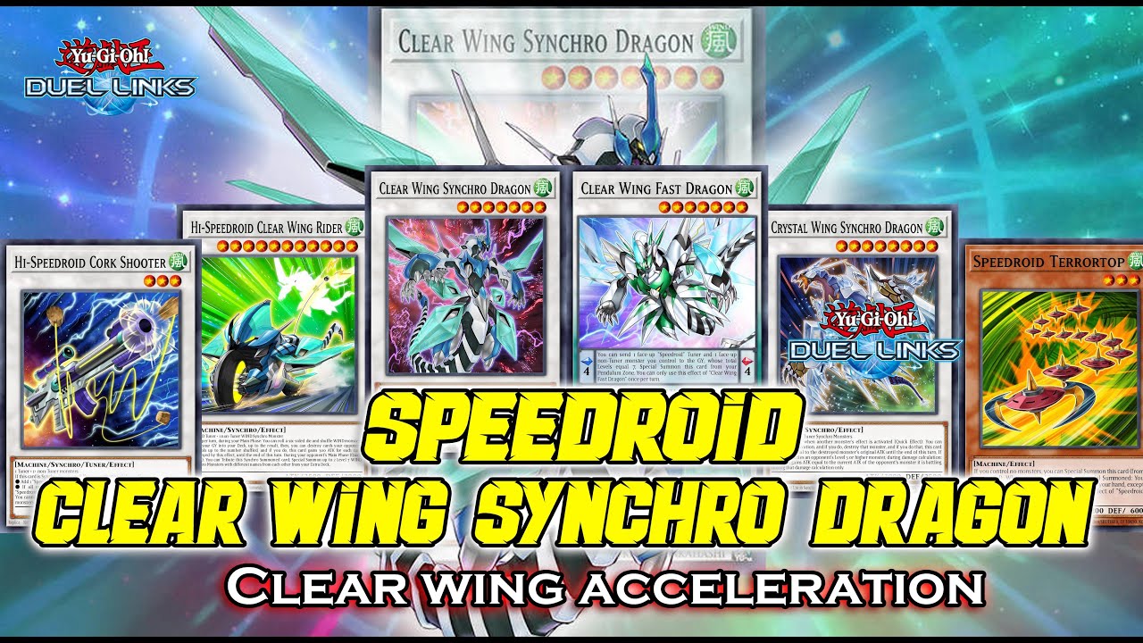 CLEAR WING SYNCHRO DRAGON with SPEEDROID FAST DRAGON - Clear Wing ...