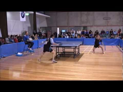 Simon Gerada vs Teng Teng Liu - 2011 Australian Open Table Tennis Men's ...