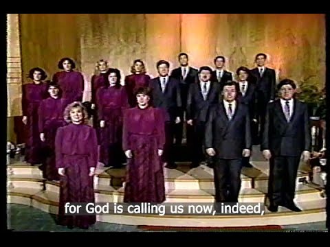 "God is Calling Us" - the CBC Hymn Sing choir sings a song exhorting us ...
