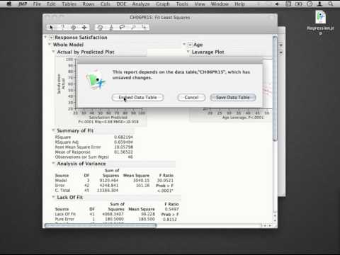 JMP Basics - Saving Reports - YouTube