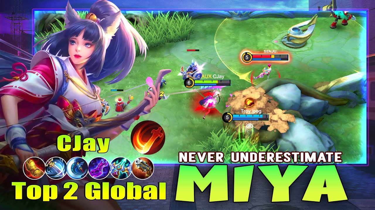 Never Underestimate Miya after Revamp! Top 2 Miya Gameplay By CJay ...