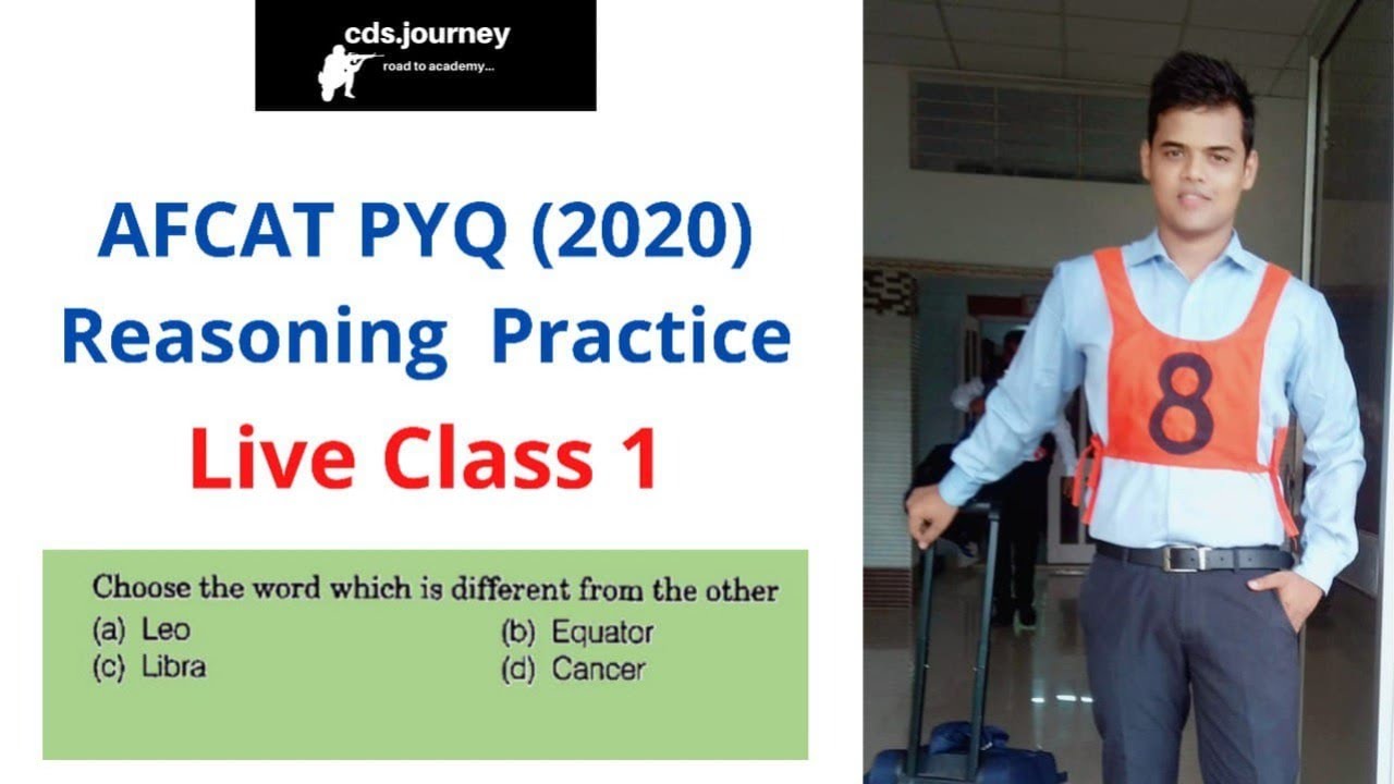 AFCAT PYQ 2020 Live Practice - YouTube